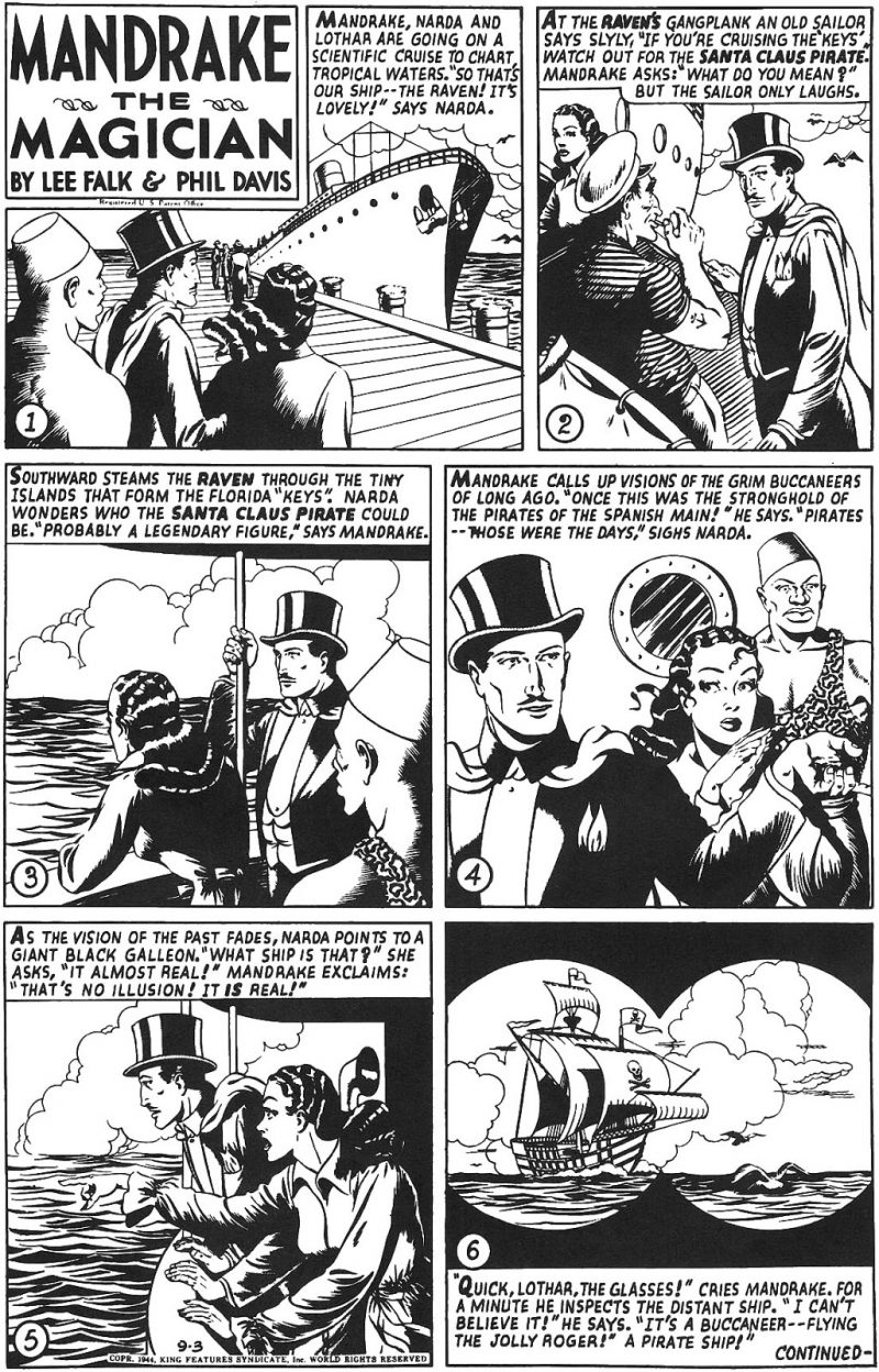 La historia de Mandrake el mago, el primer superhéroe de los comics ...